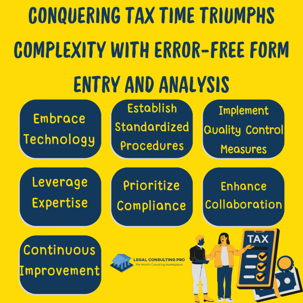 Legal Data Entry Tax Forms : Tax Time: Conquering Complexity